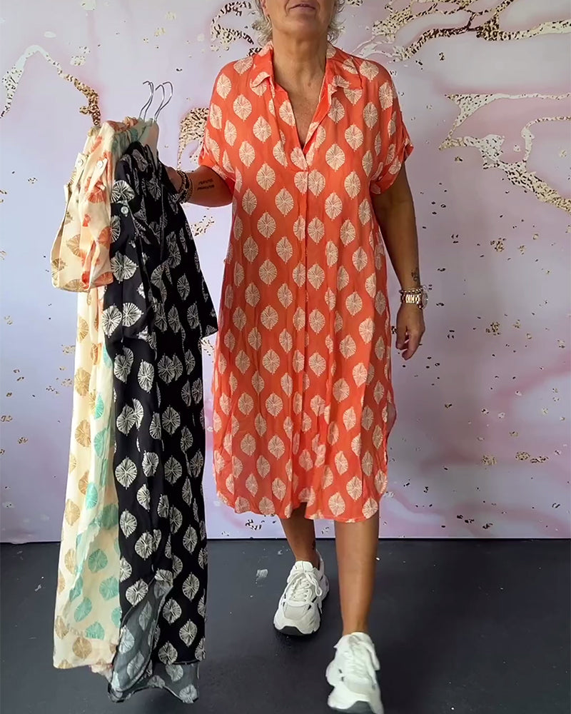 Yentl™ | Losse Lente Jurk – Modehuis Kroon